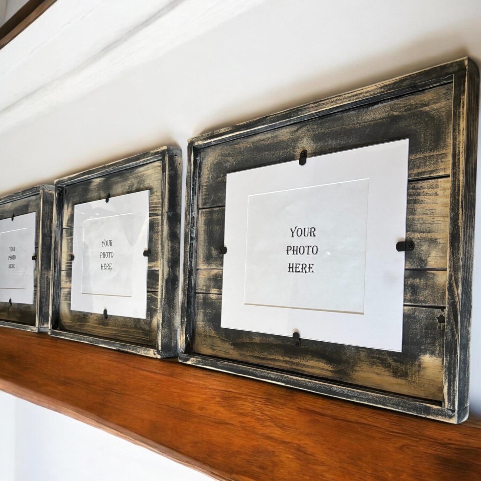 Picture Frames, Reclaimed Wood Photo Frames, Rustic Wood Family Picture ...