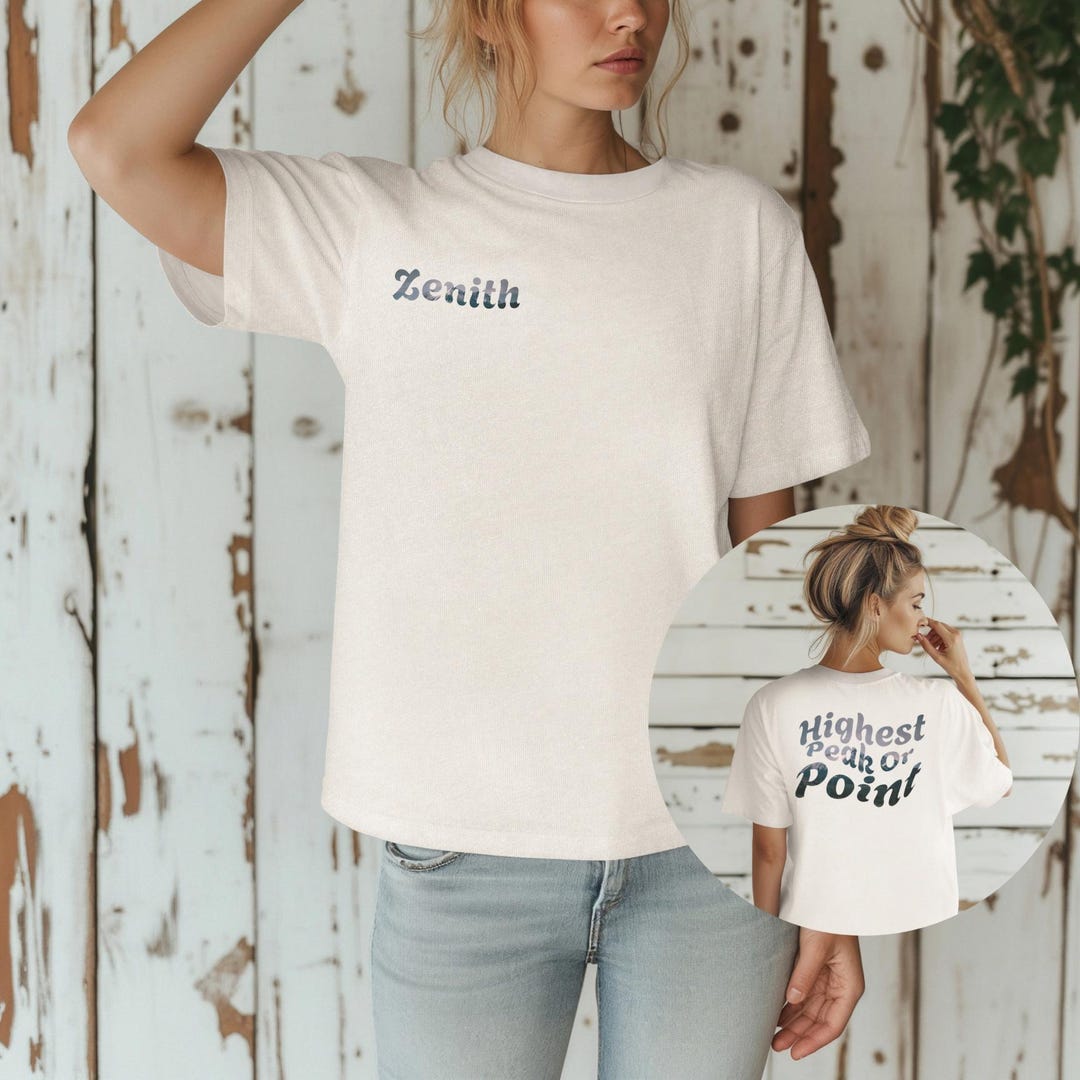 Zenith T-shirt, Unique Word T-shirt, Unique T's, Shirts Tshirt, T-shirt Uniqueful, Uniqueful T ...