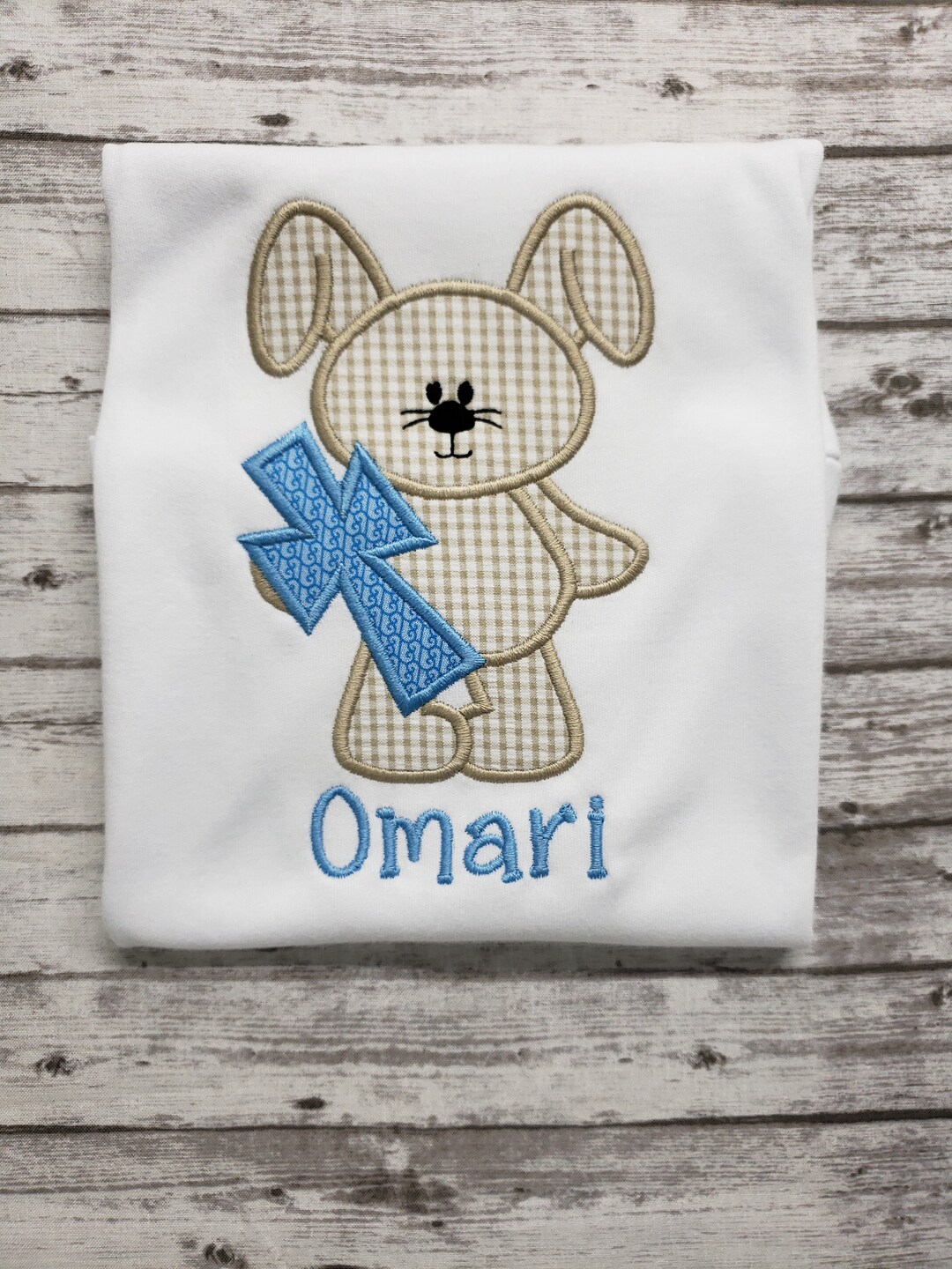 Easter Applique Shirt, Personalized Easter Bunny Applique Shirt With ...