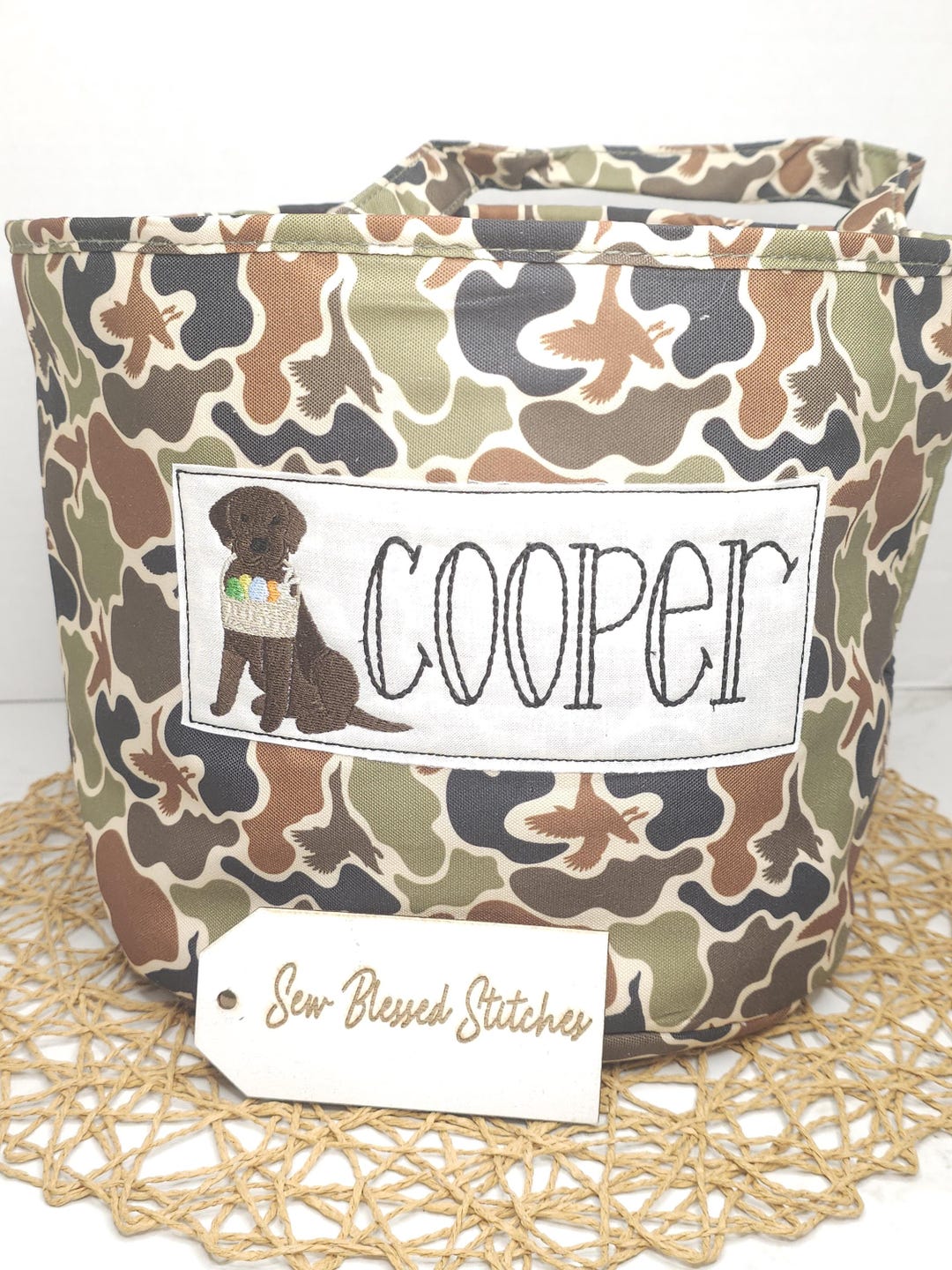 Personalized Camo Easter Bucket: Custom Boy Easter Gift - Etsy