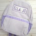 Personalized Seersucker Backpack Faux Smocked Backpack Girl - Etsy