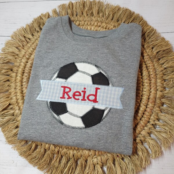 Soccer Applique - Etsy
