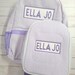 Personalized Seersucker Backpack Faux Smocked Backpack Girl - Etsy