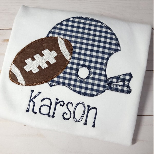 Football Applique - Etsy