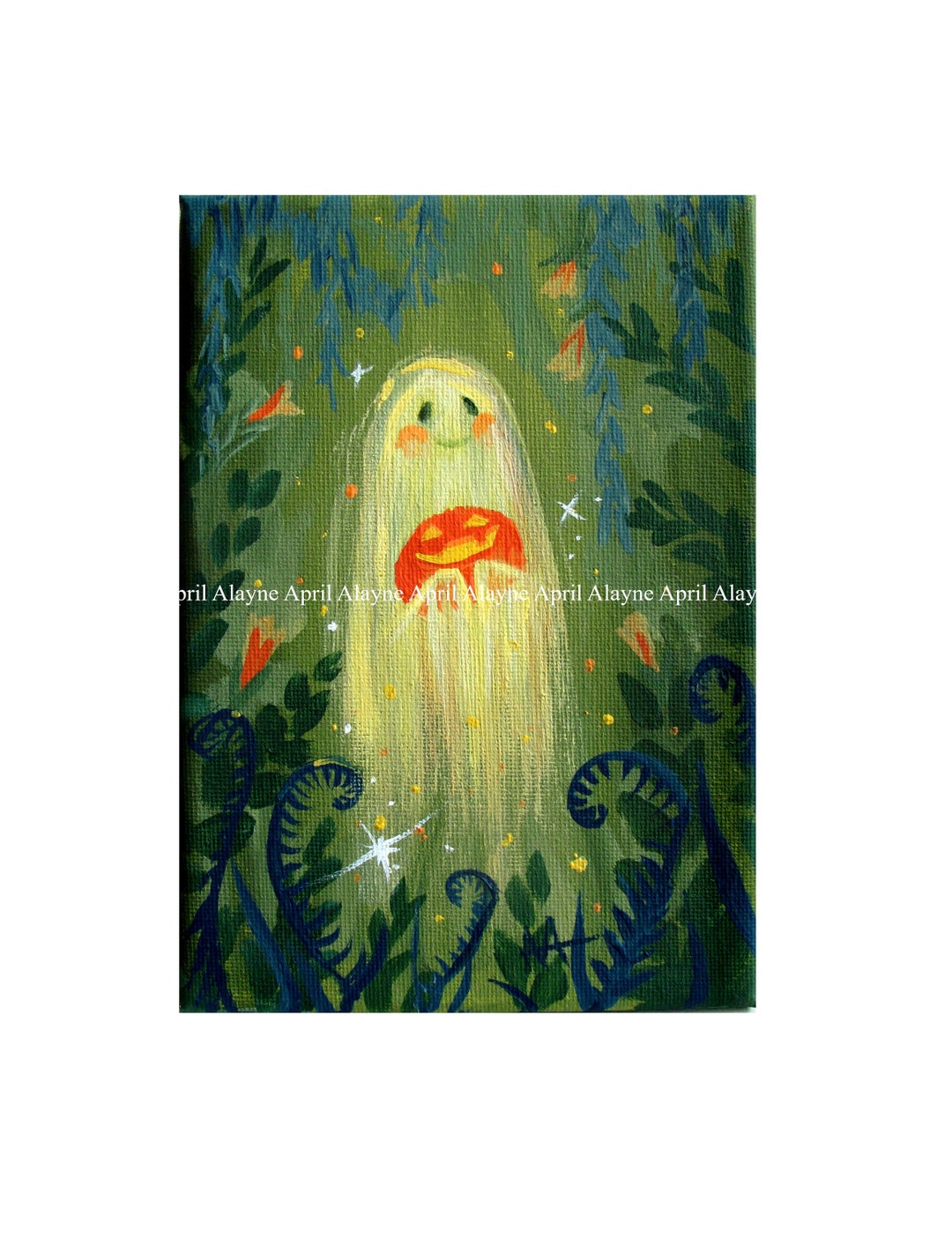 Buoyancy on the Bog - Very Cute - Ghost Painting - Print- April Alayne ...