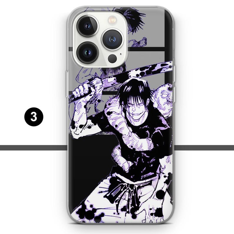 Toji Fushiguro Phone Case Jujutsu Kaisen Cursed Anime JJK Manga Cover ...