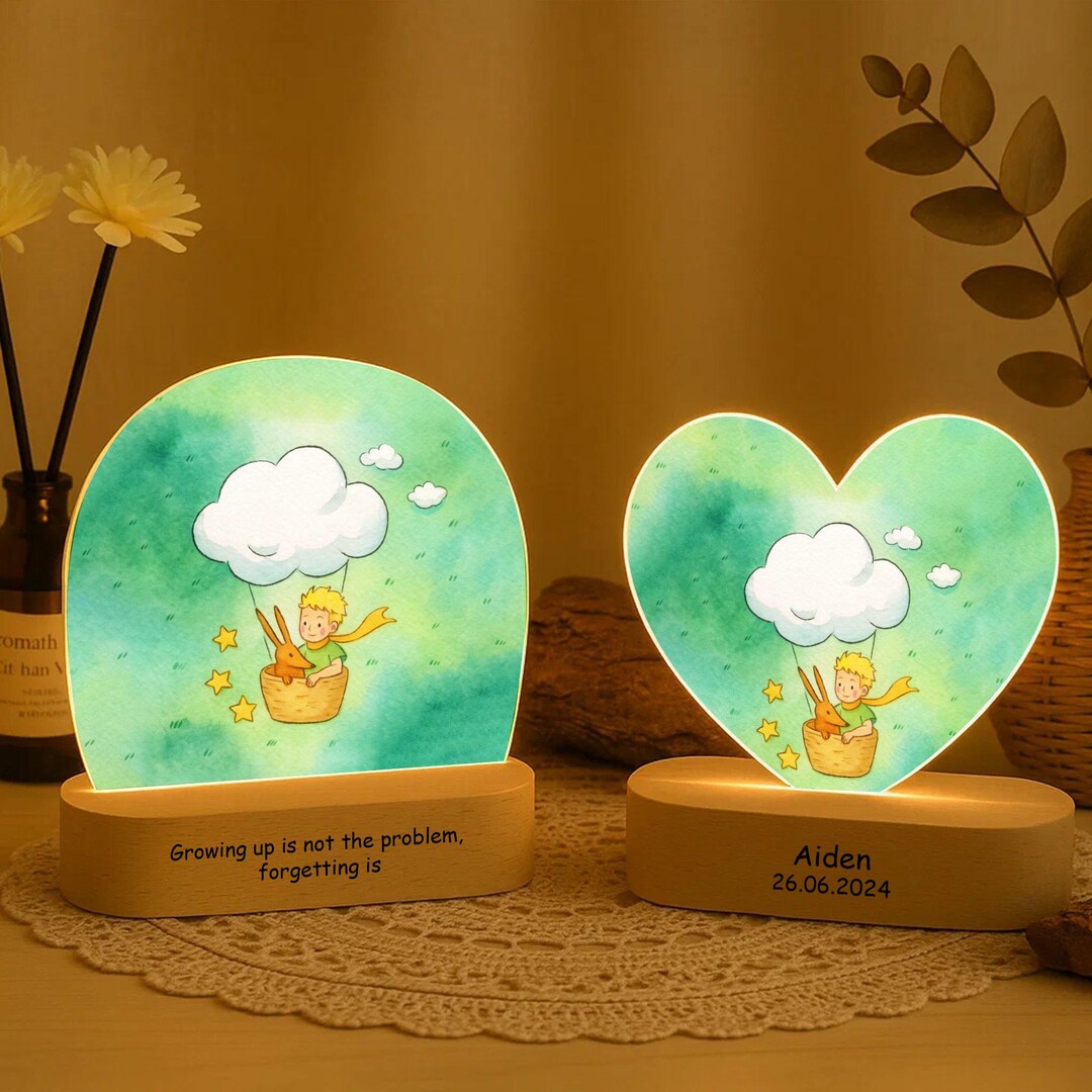 Personalized the Little Prince Night Light，custom Night Light, Custom ...