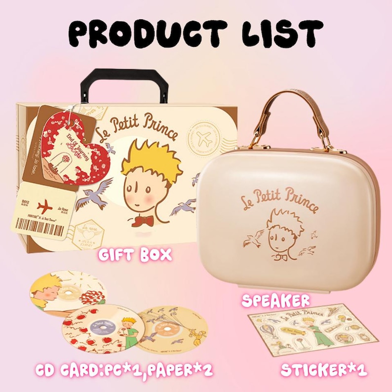 Personalized Bluetooth Speaker With Original Little Prince Illustration ...