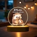 Personalized Hedgehog Night Light, Custom LED Light With Name, Modern ...