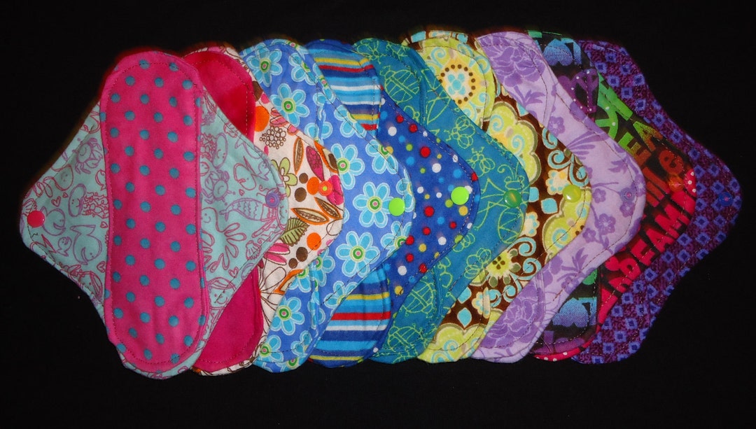 Set of 6 Custom Cloth Panty Liners - Etsy