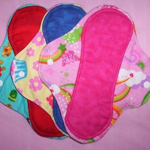 Set of Three (3) Custom Cloth Pantyliners - Etsy