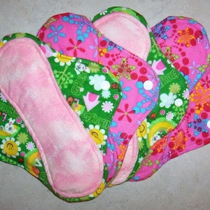 Set of Three (3) Custom Cloth Pantyliners - Etsy