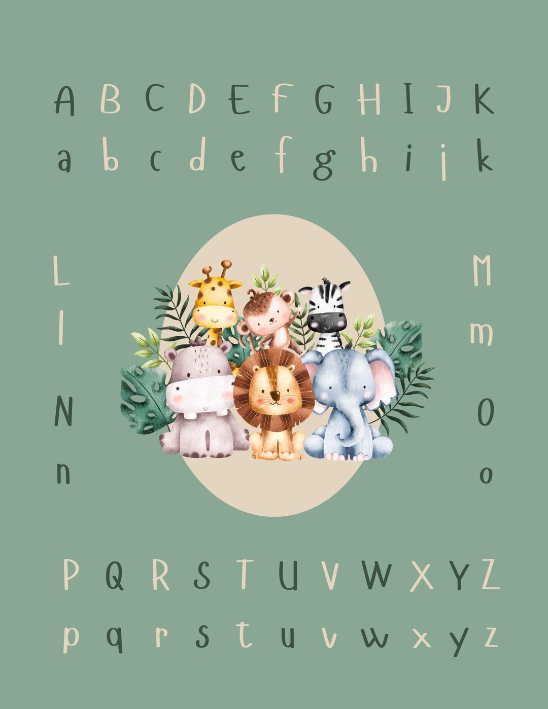 Animal Alphabet - Etsy