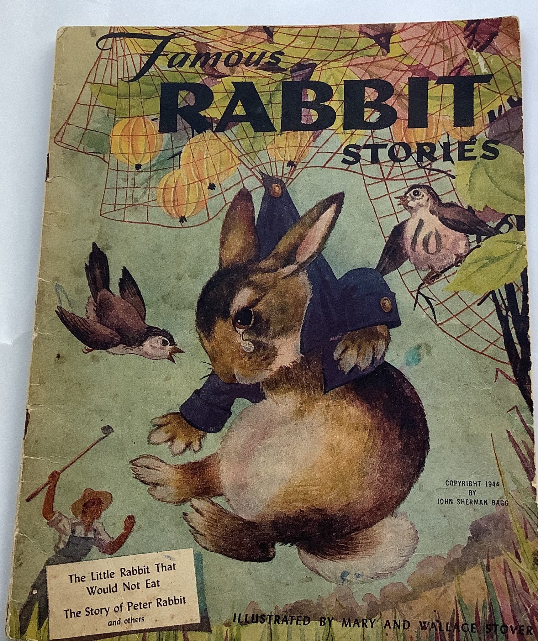 Vintage Book Paper Famous Rabbit Stories Dated 1944 Peter - Etsy