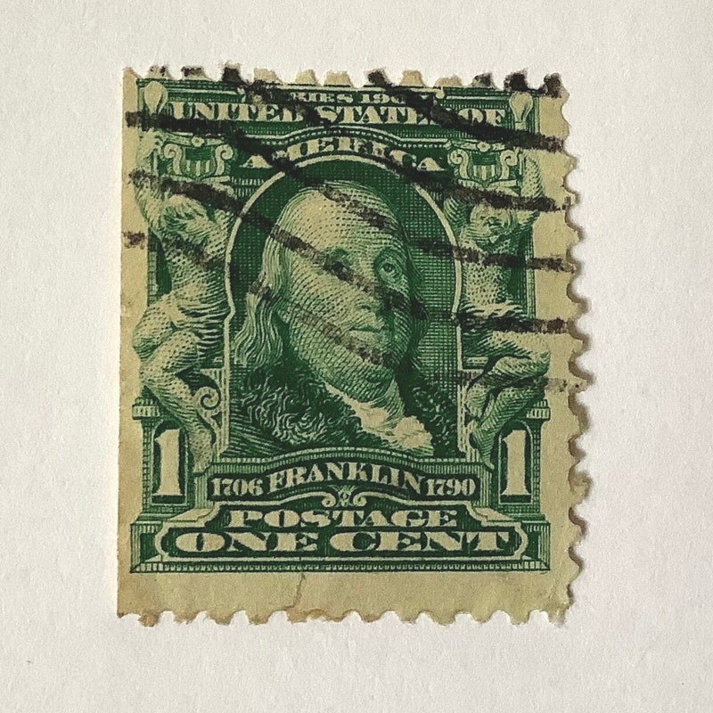 Ben Franklin Stamps - Etsy