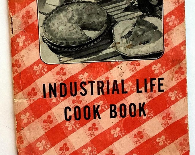 Vintage Mid Century Industrial Life Cookbook Many WWII Era Recipes - Etsy