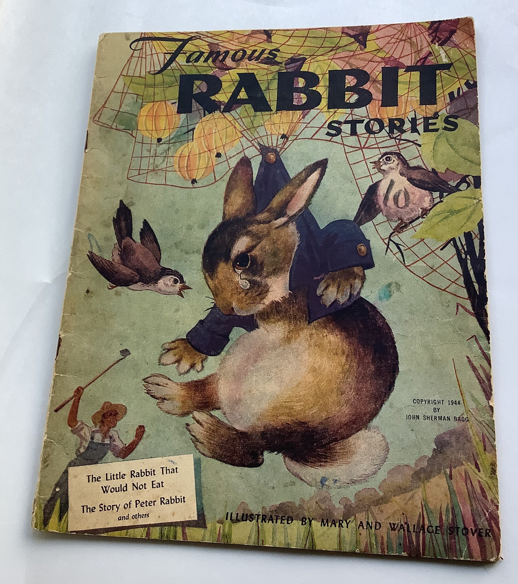 Vintage Book Paper Famous Rabbit Stories Dated 1944 Peter - Etsy