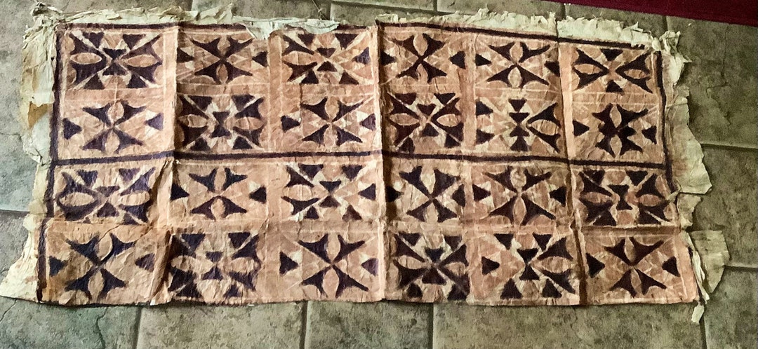Vintage Tapa Bark Cloth Gorgeous Plant Fiber Fabric - Etsy