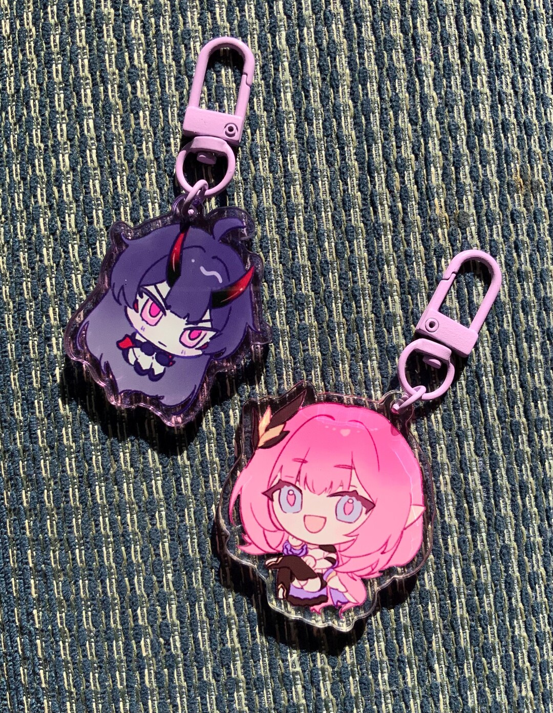 Honkai Impact 3rd Elysia and Raiden Mei Keychains - Etsy UK