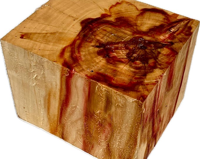 Box Elder Flame Wood Turning Blank - 6"x5"x4.5" - Flaming Box Elder ...