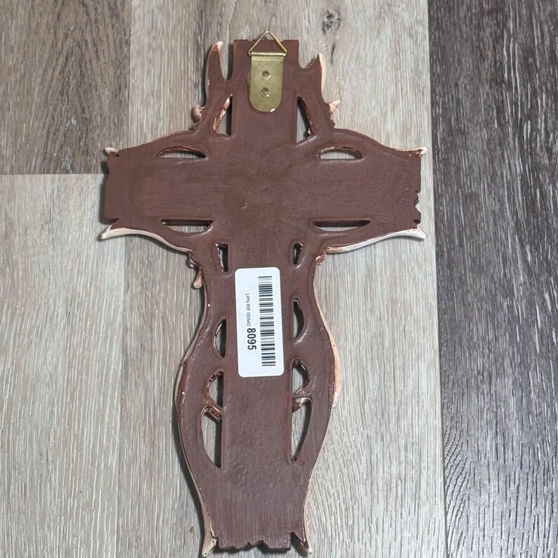Rustic Woodland Theme Deer Antler Wall Hanging Cross Spiritual Wall Art ...
