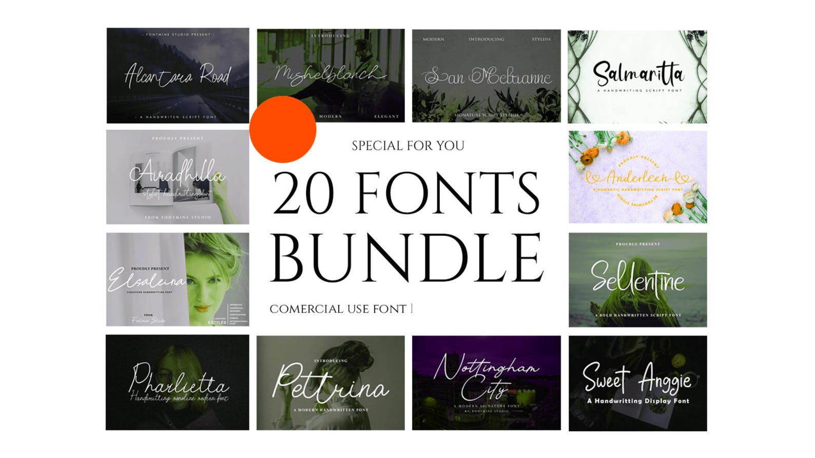 Signature & Handwritten Fonts Bundle, Wedding Font SVG Bundle ...
