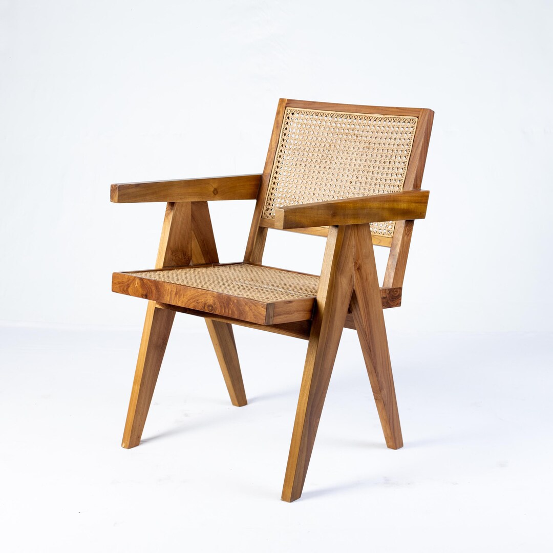 Pierre Arm Designer Sri Lankan Exotic Hardwood Teak Chair - Etsy