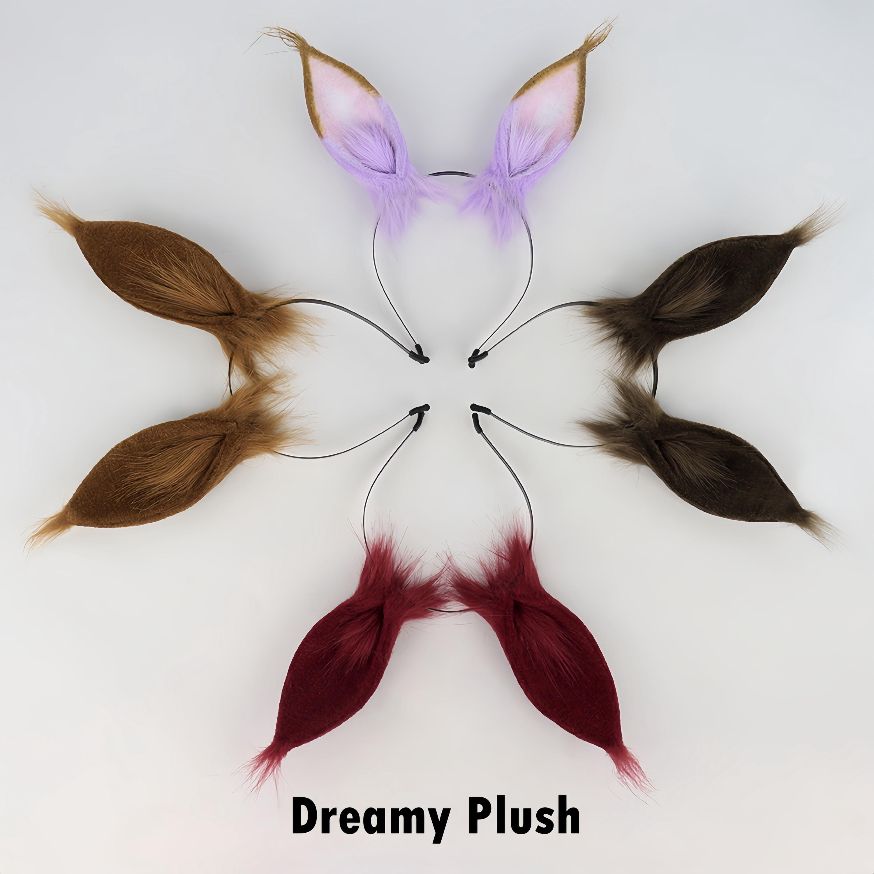 Handmade Realistic Plush Horse Ears Headband, Musume Inspired Cosplay ...