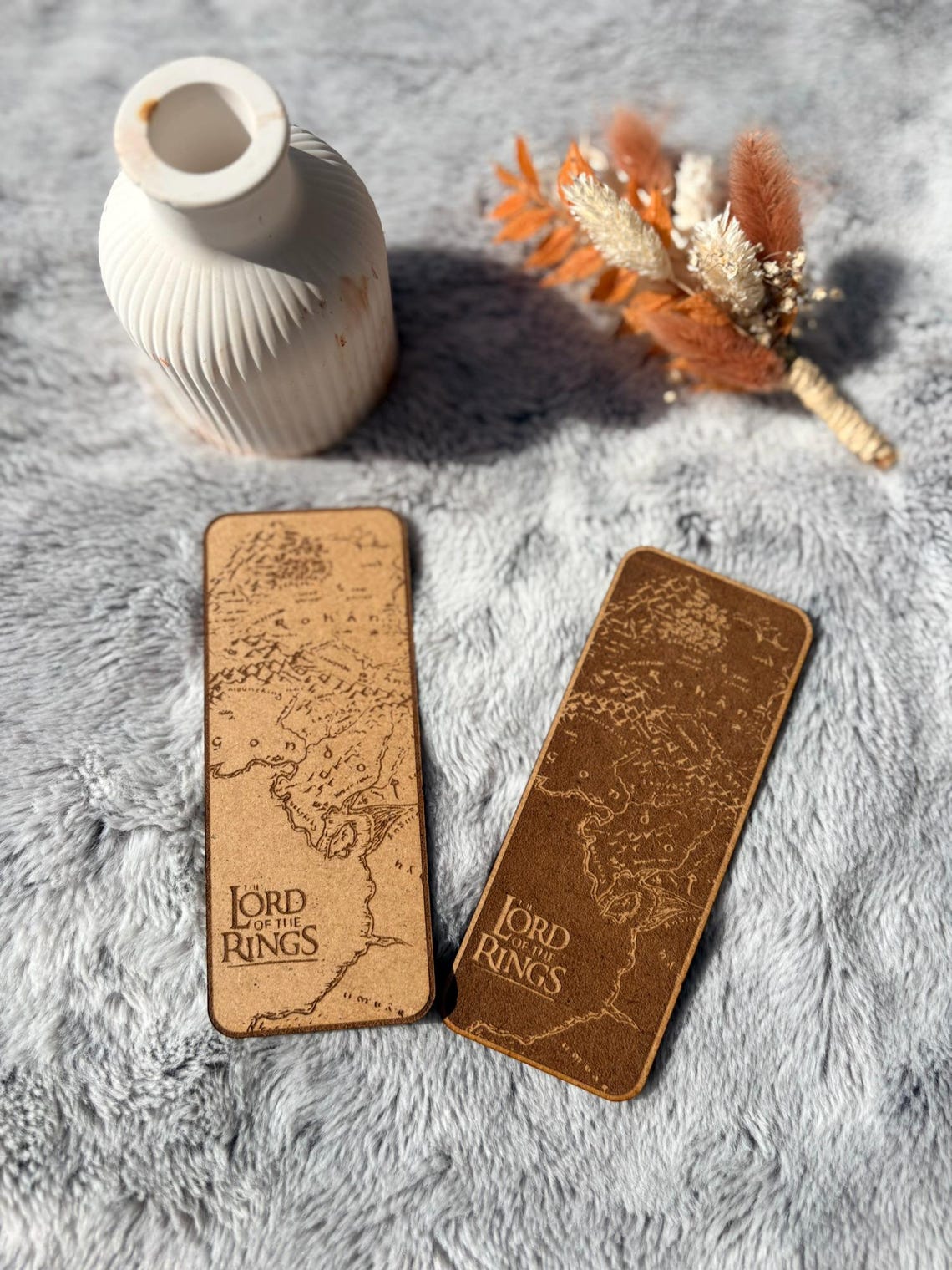 LOTR Tolkien Bookmark | Middle Earth Map | SVG, DXF & Lightburn File ...