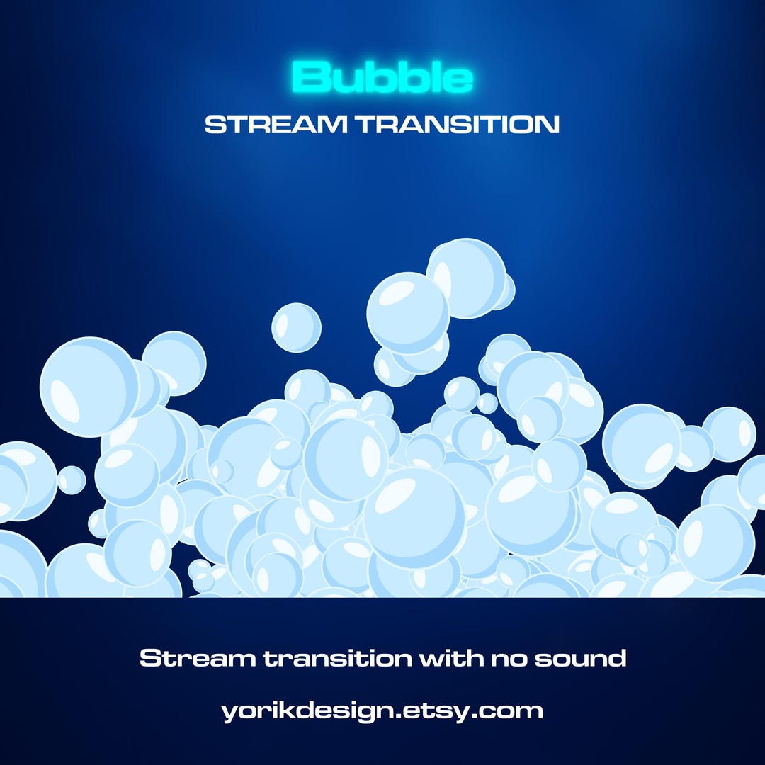 Bubble Transition | OBS Stinger | Animated Stream Transition | Twitch ...