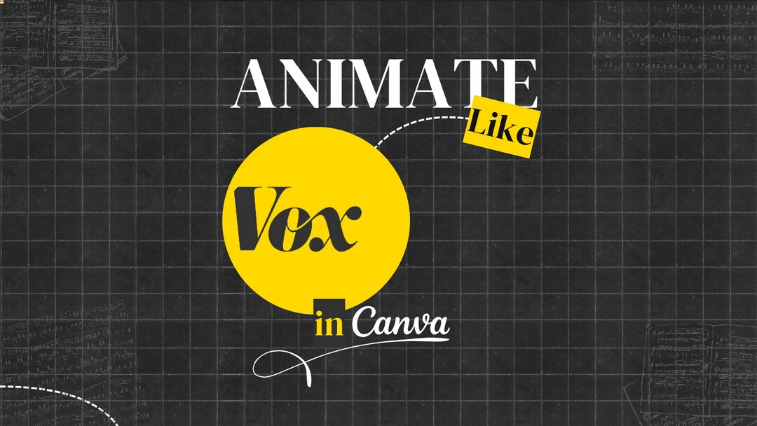 Vox Style News Canva Video Template Etsy