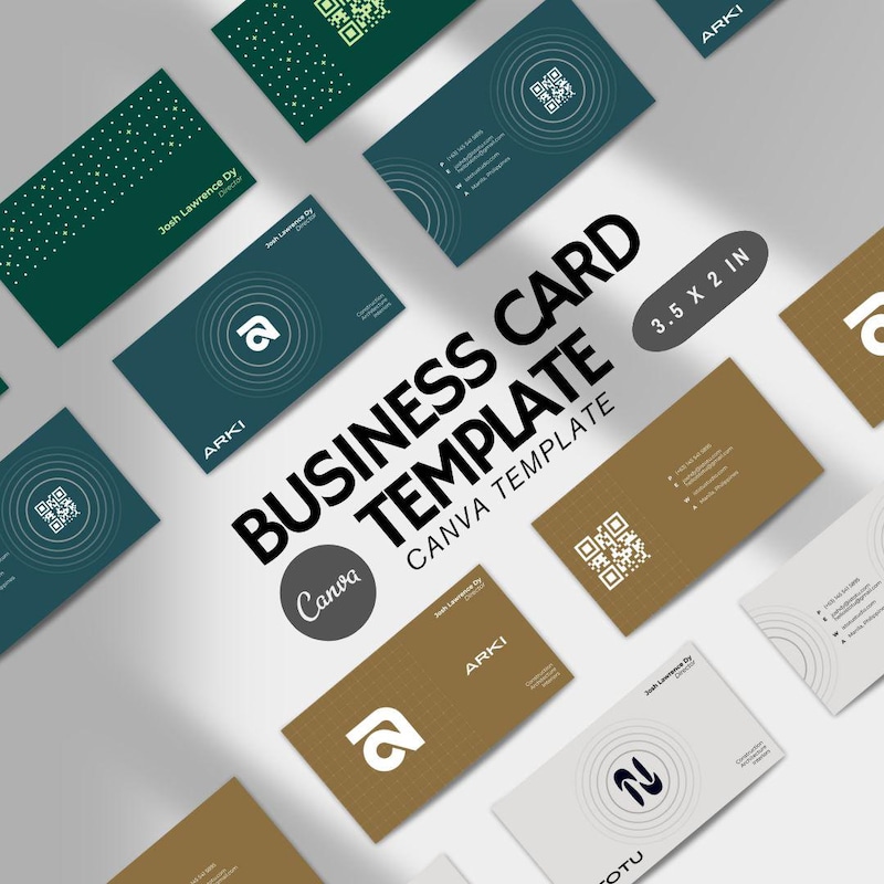 Contemporary Business Cards - Etsy