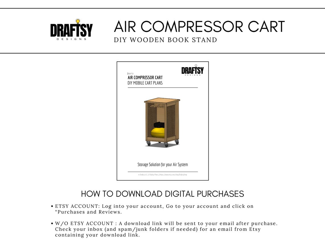 DIY Air Compressor Cart Plans - Mobile Pancake Compressor Stand ...