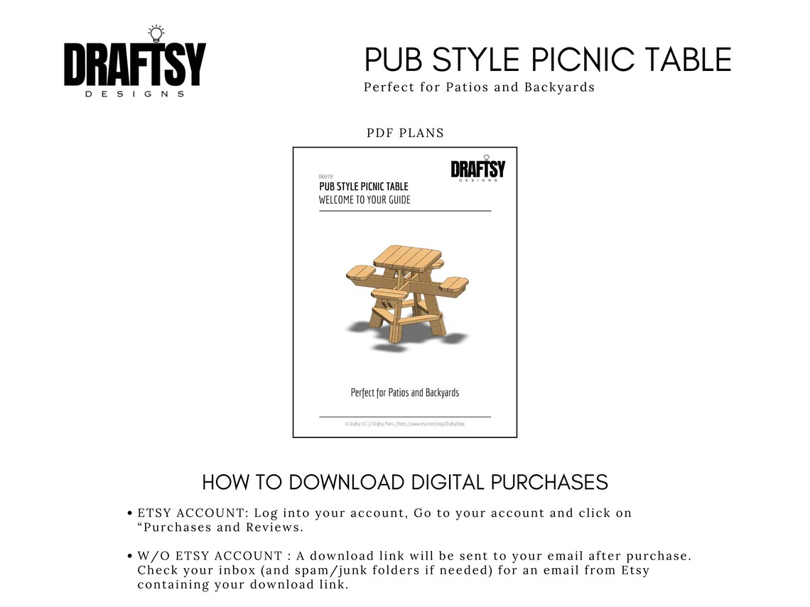 DIY Tall Pub-style Picnic Table Plans - Outdoor Table for 4 ...