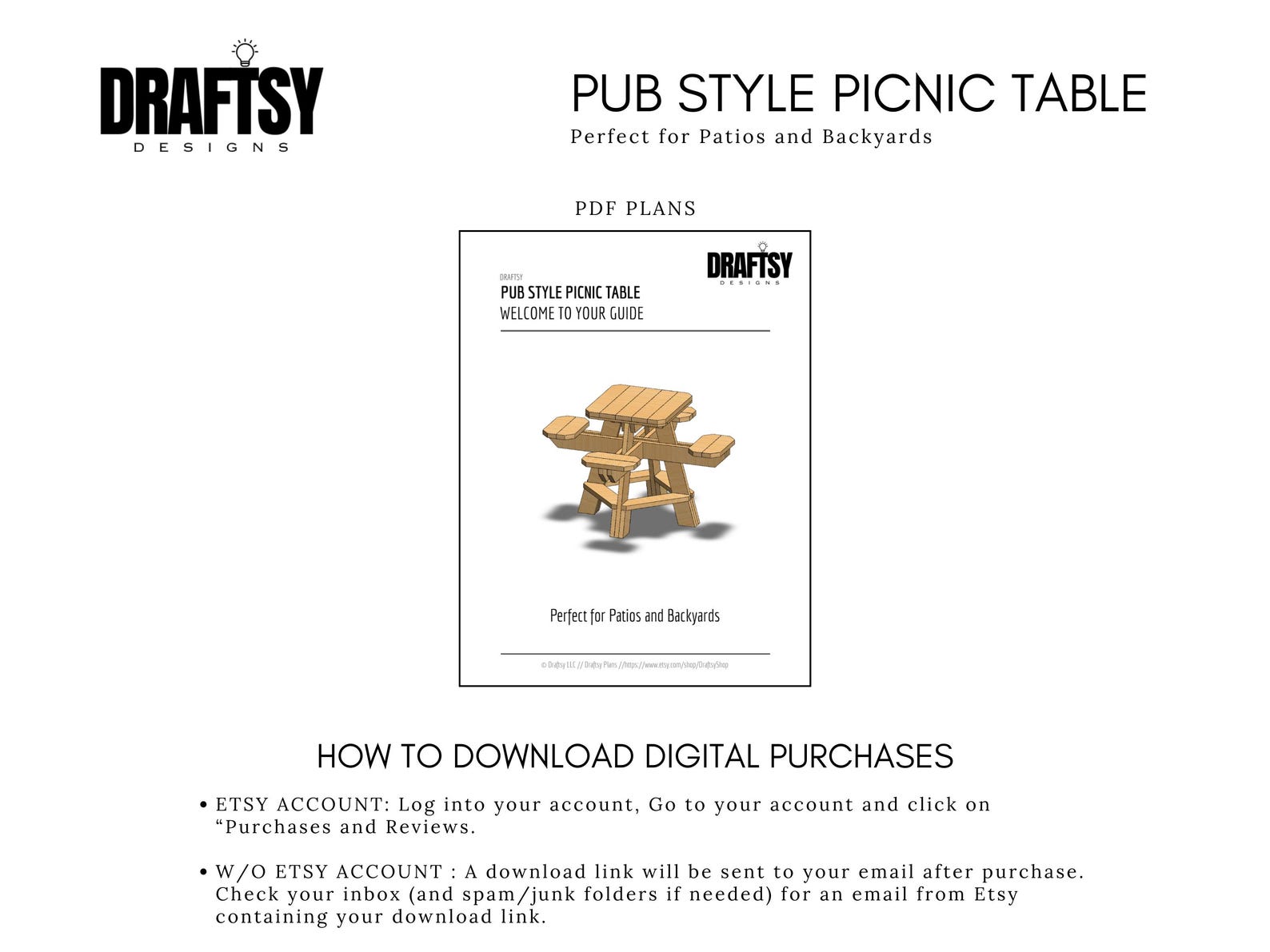 DIY Tall Pub-style Picnic Table Plans - Outdoor Table for 4 ...