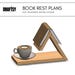 Book Rest Plans - Wooden Book Holder With Coffee Stand, Hands-free ...