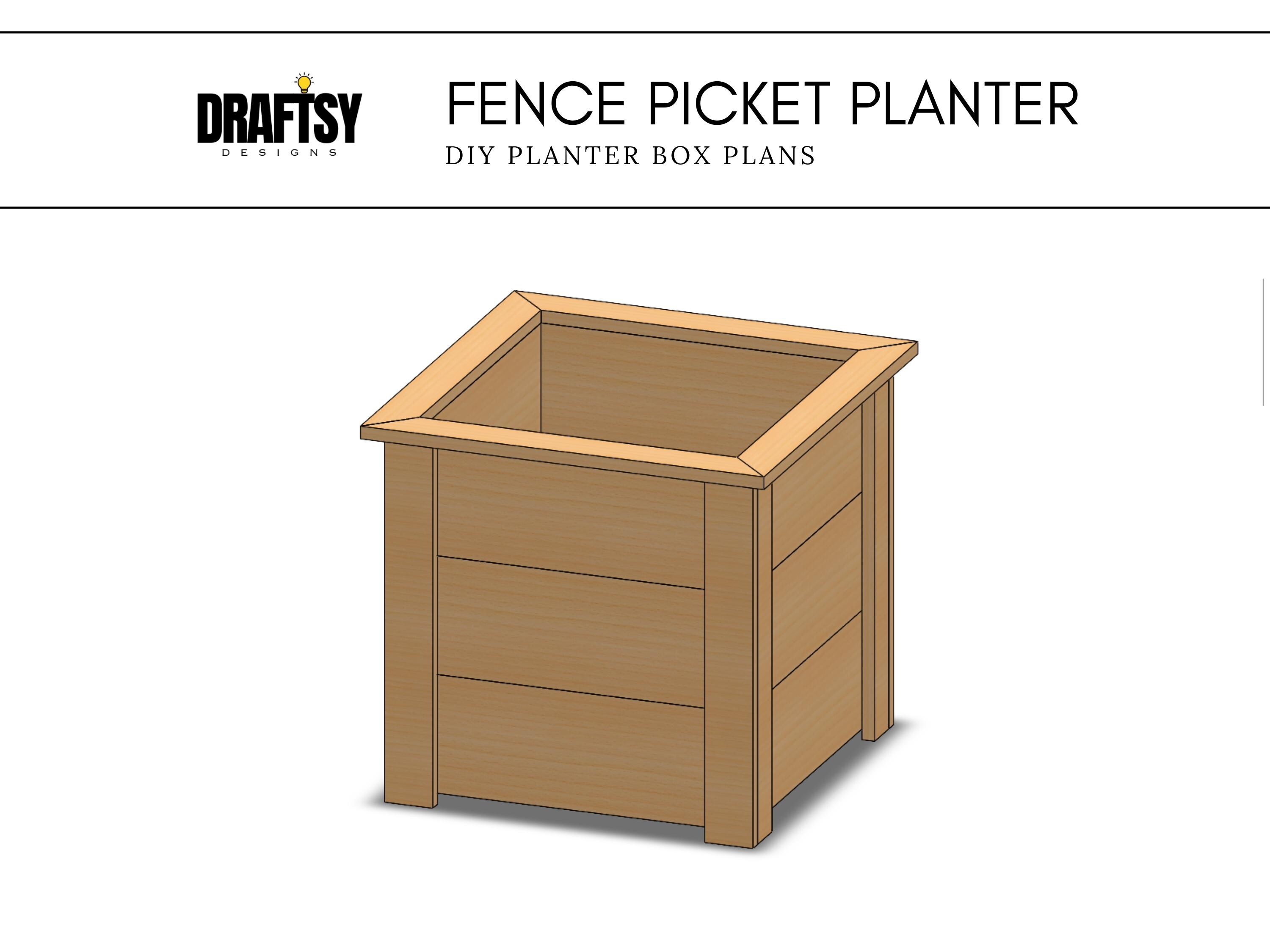 Cedar Planter Box Build Plans • Large Flower Box Woodworking Plans ...