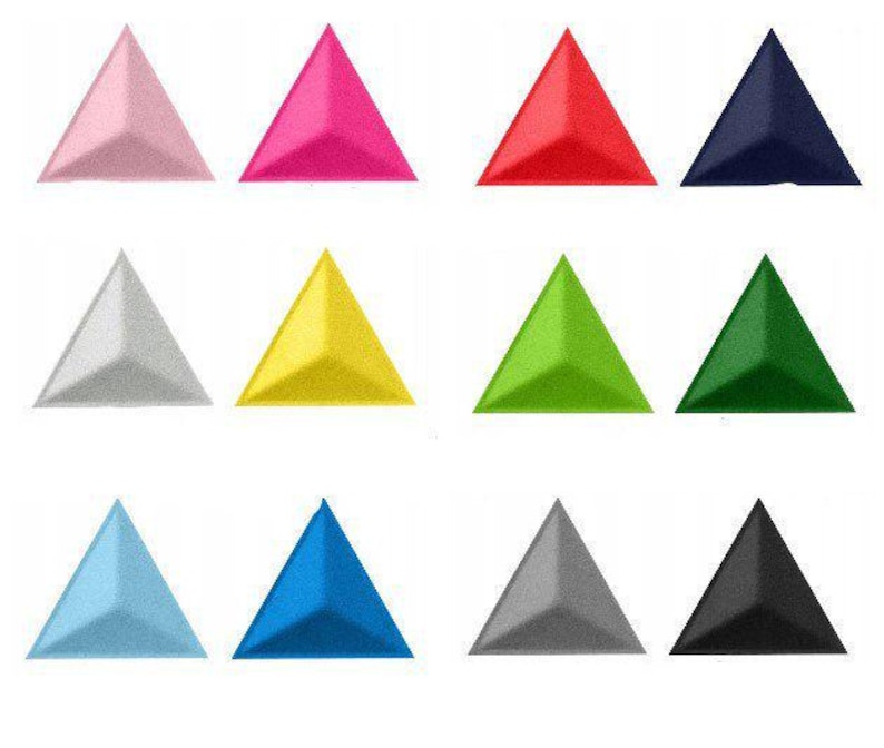 3D Felt Soft Triangle Wall Panels: Acoustic Kids Room Decor - Etsy