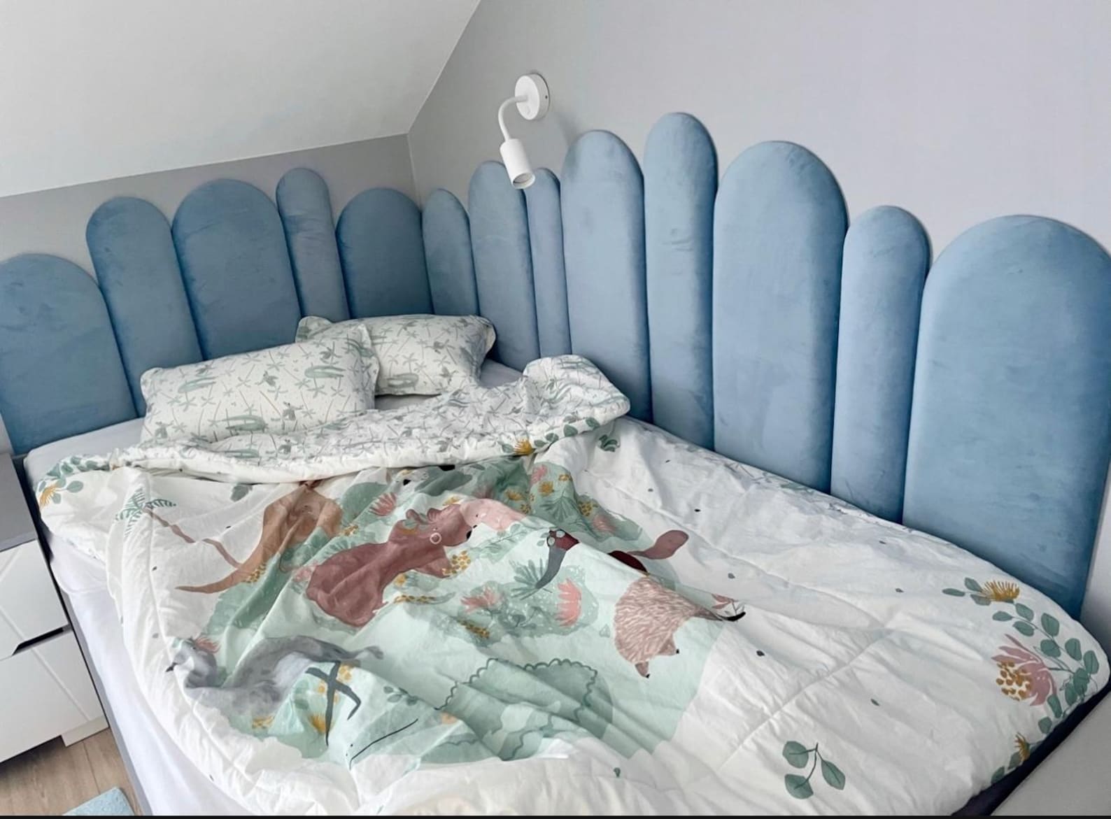 Luxury Upholstered Wall Panels – Custom Soft Padded Headboard Wall Art ...