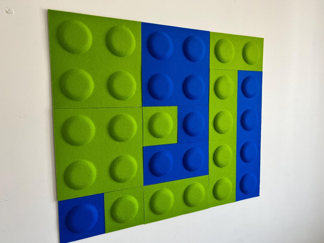 3D Felt Block Wall Panels (acoustic and Decorative Panels), Kids Room ...