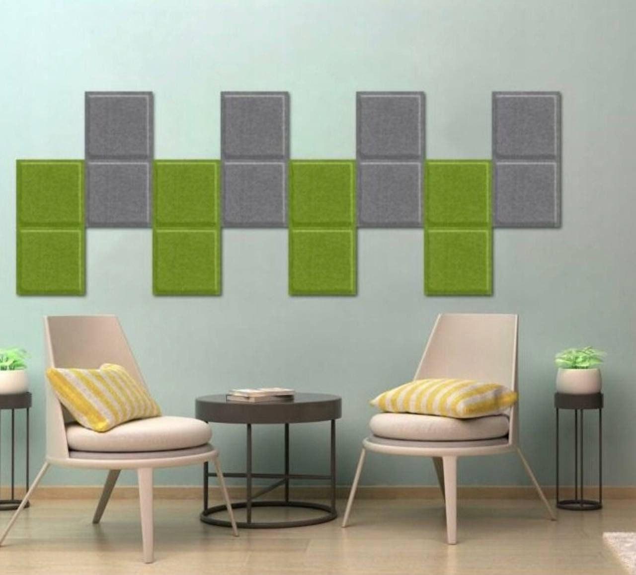 3D Felt Block Wall Panels acoustic & Decorative Panels Hexagon Felt Pin ...