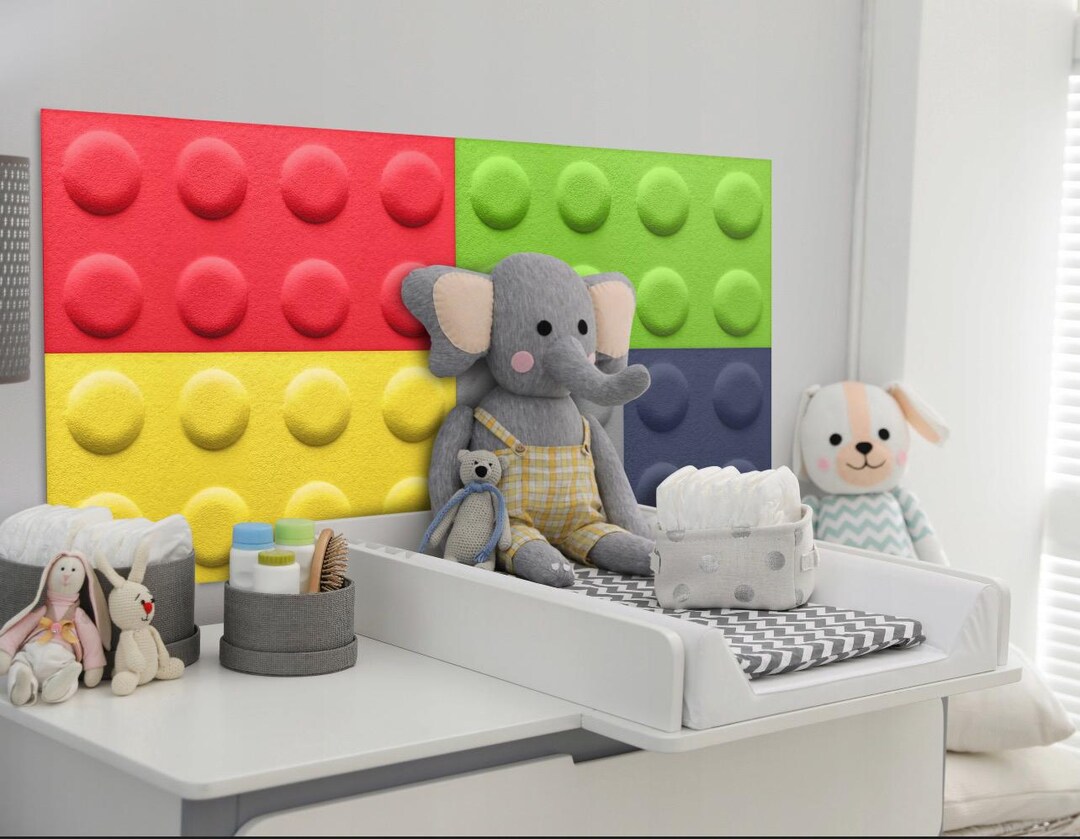 3D Felt Block Wall Panels (acoustic and Decorative Panels), Kids Room ...