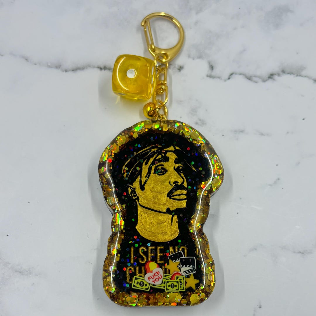 Tupac Keychain - Etsy