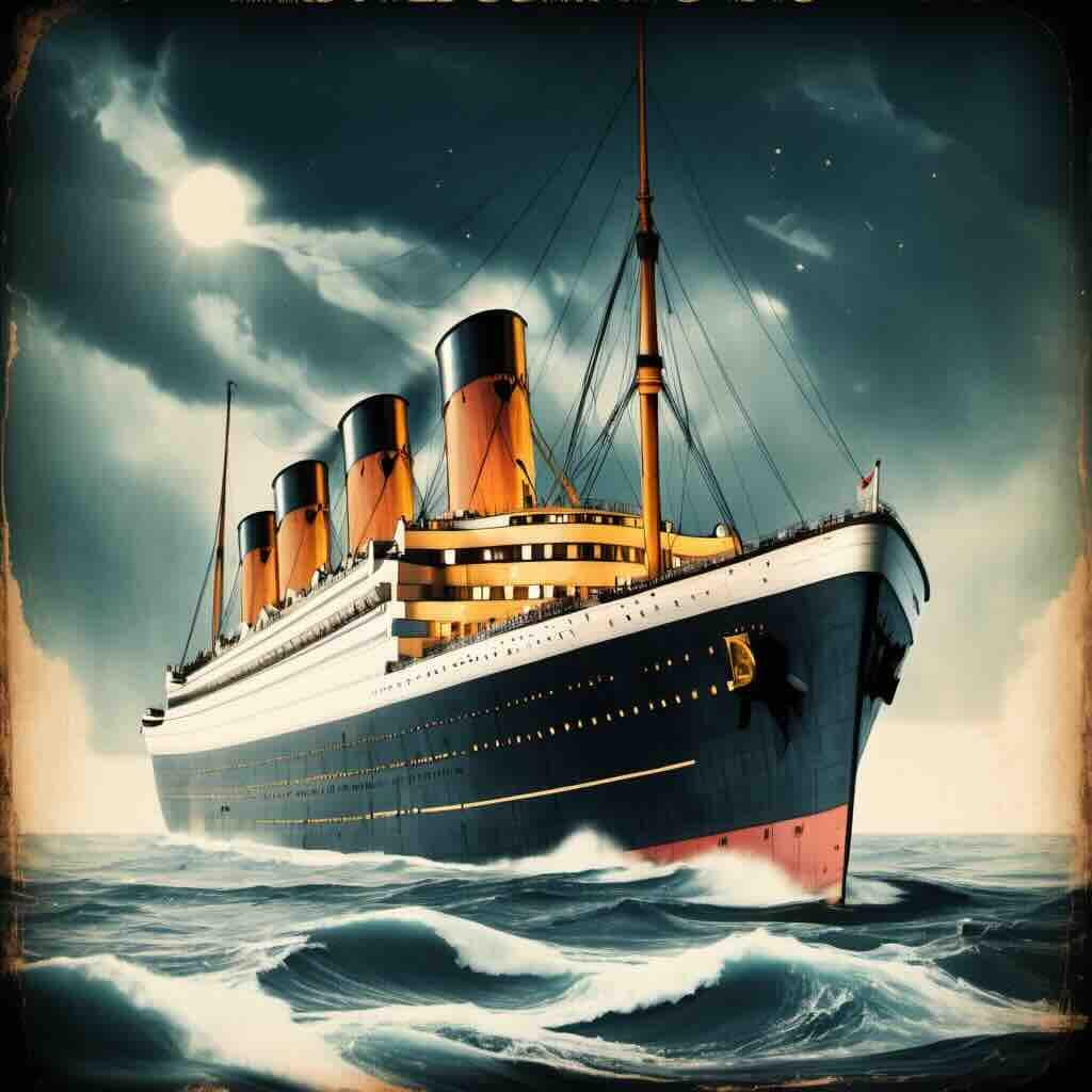 Titanic Digital Print - Etsy