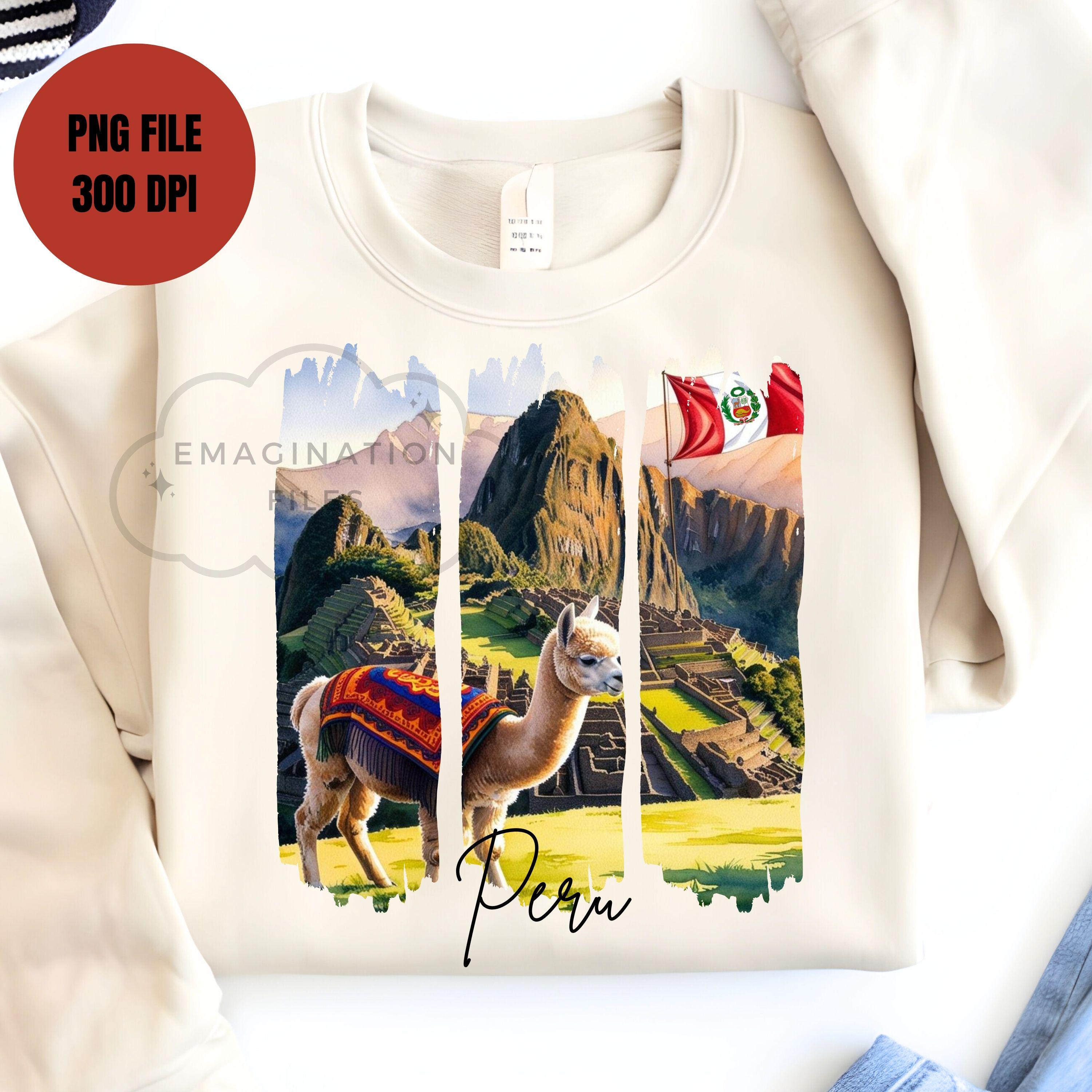 Peru Tshirt Sublimation Design PNG Machu Picchu Peru Trip 2025 Peru Gift Peru Vacation 2025 ...