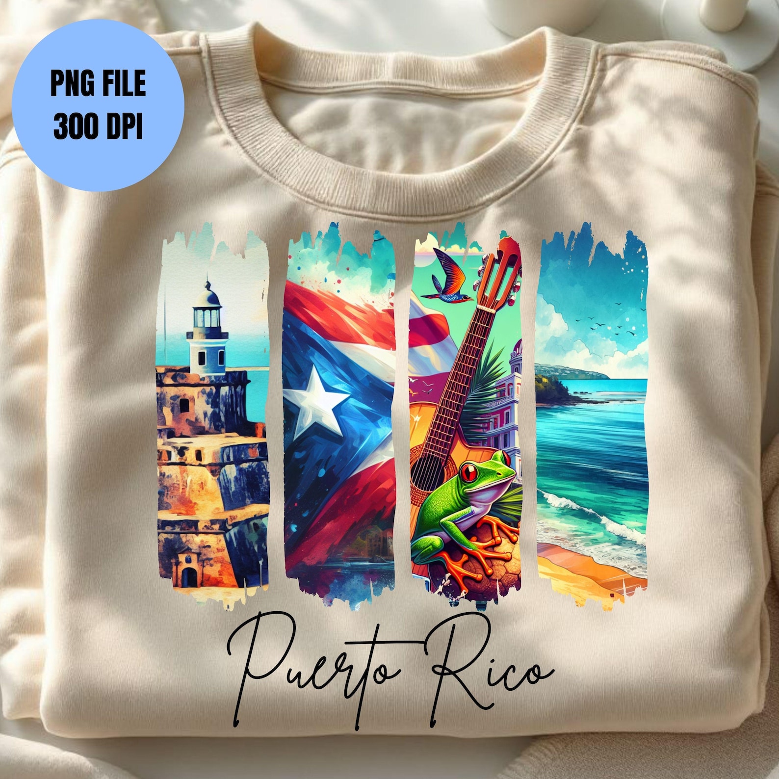 Puerto Rico Sublimation PNG Boricua Tshirt Coqui Frog Puerto Rico ...