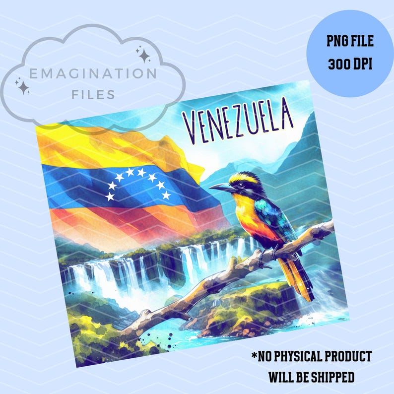 Venezuela Sublimation Tumbler PNG 20 Oz Skinny Tumbler Wrap Venezuela ...
