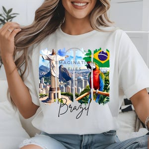 Brazil Watercolor Art PNG, Brazilian Shirt Sublimation (digital ...