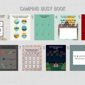 Busy Book Bundle/3 Printable Quiet Books for Little Kids/ocean, Garden ...