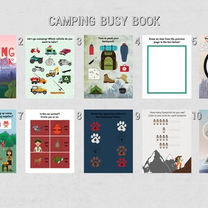 Busy Book Bundle/3 Printable Quiet Books for Little Kids/ocean, Garden ...